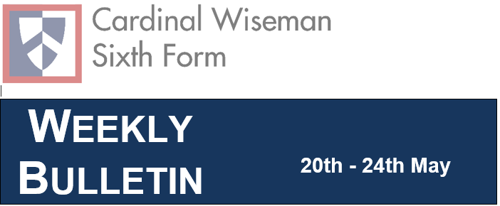 Sixth Form Bulletin 20 May 2019