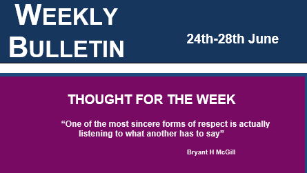 Sixth Form Bulletin – 24 June 2019