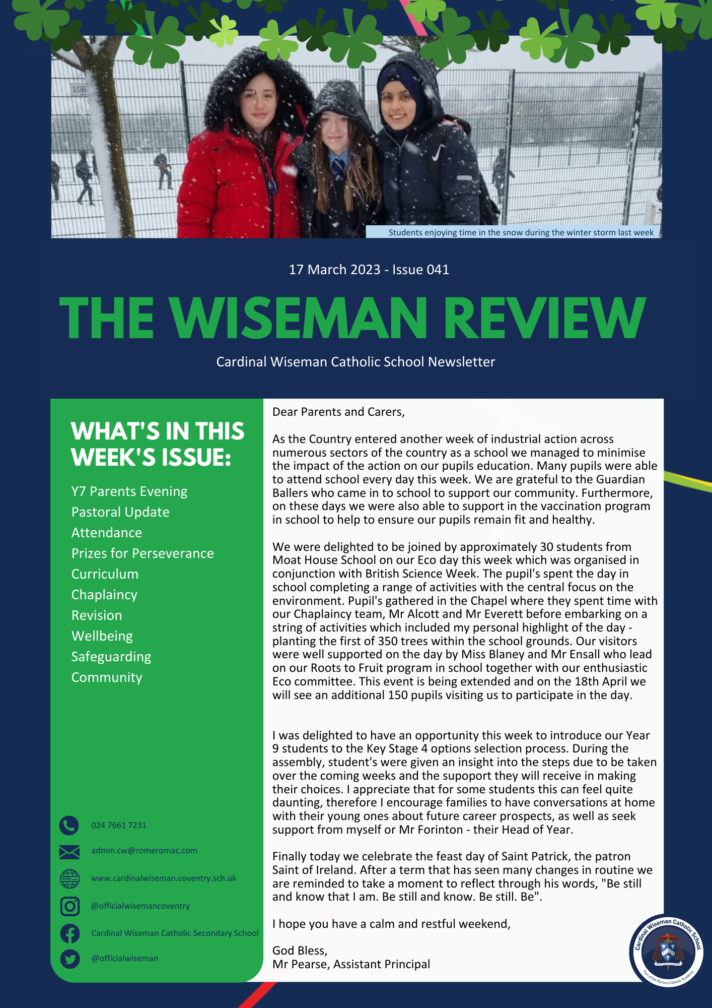 The Wiseman Review – Issue 041 – 17 March 2023